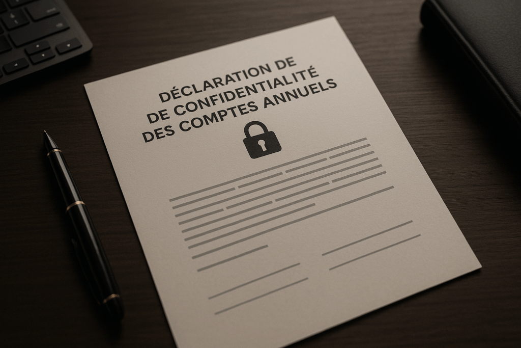 Déclaration Confidentialité Comptes Annuels PDF : Guide Gratuit